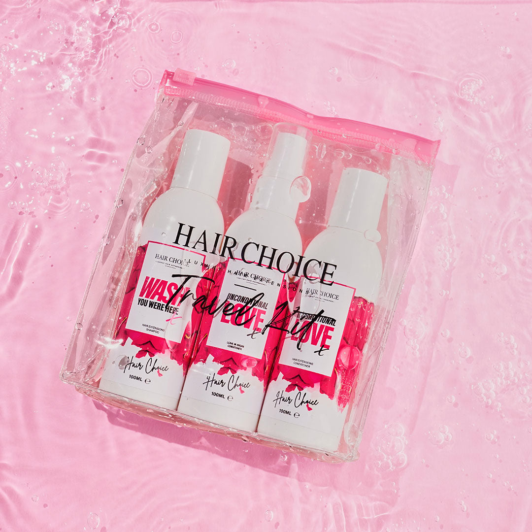 Hair Choice Extensions Mini Haircare Travel Kit – Hair Choice Luxury ...